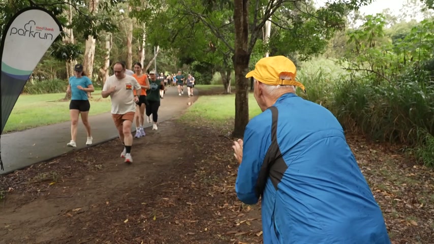 Parkrun volunteer Rod Dixon-Smith, "OG of runners"