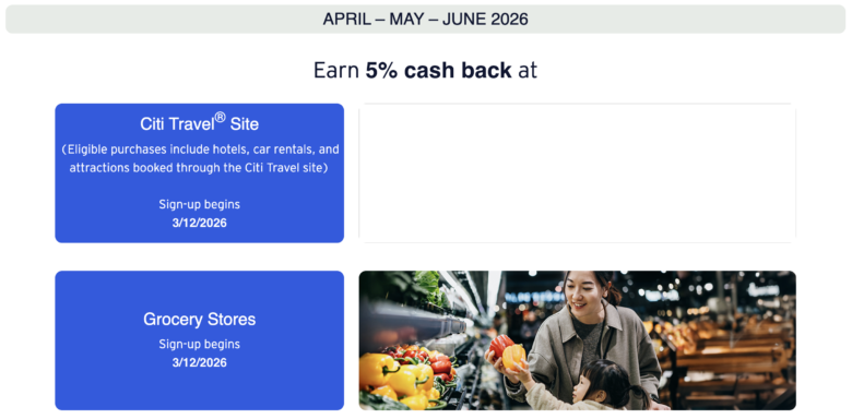 Citi Dividend Platinum Card bonus categories revealed for Q2 2026