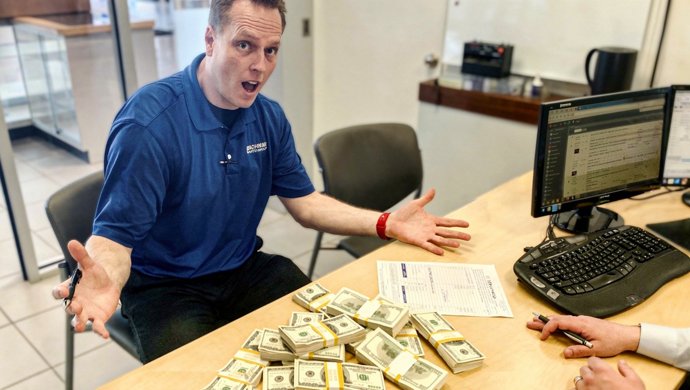 How dealers turn your cash down into profit