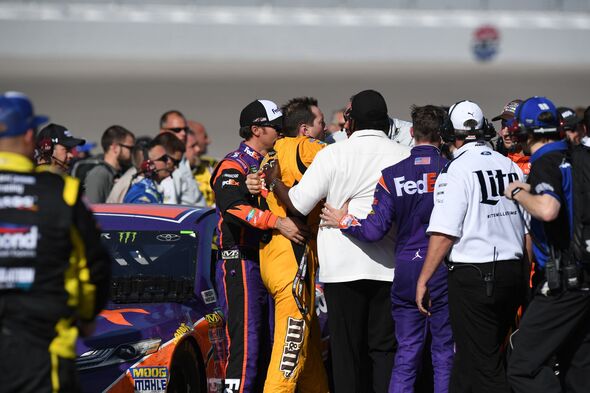Kyle Busch sucker-punched Joey Logano in infamous NASCAR brawl in Las Vegas