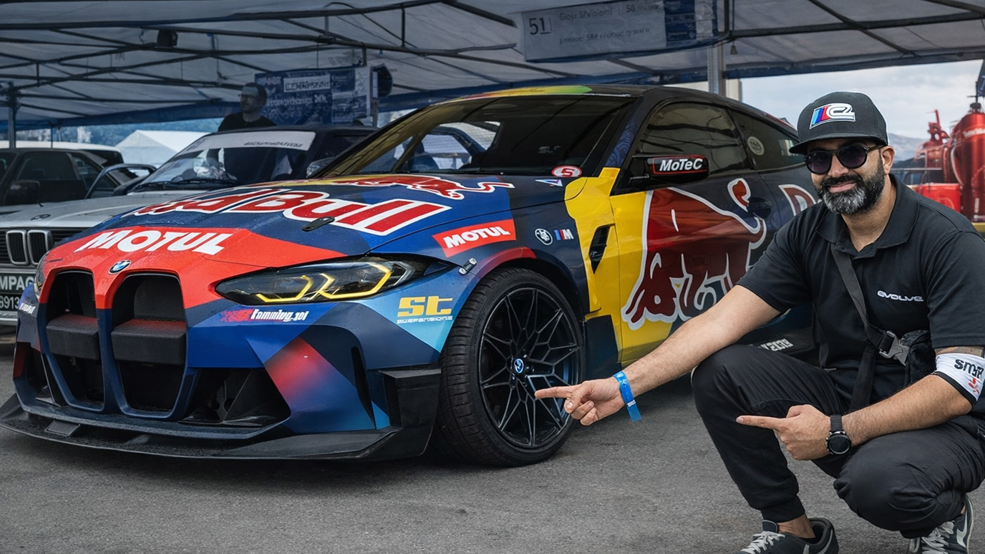 Red Bull BMW M4 drift car showcase