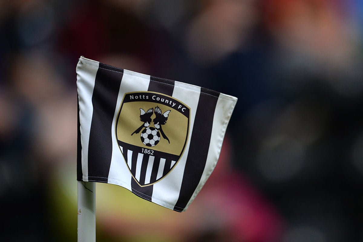 Notts County player sent off for throwing opponent’s boot off pitch