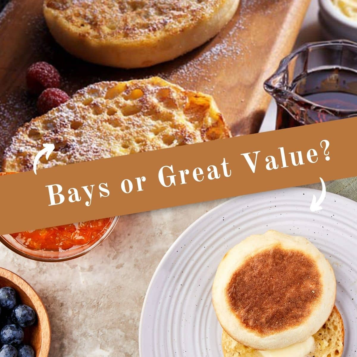 Bays vs Great Value English muffins — is the price worth it?
