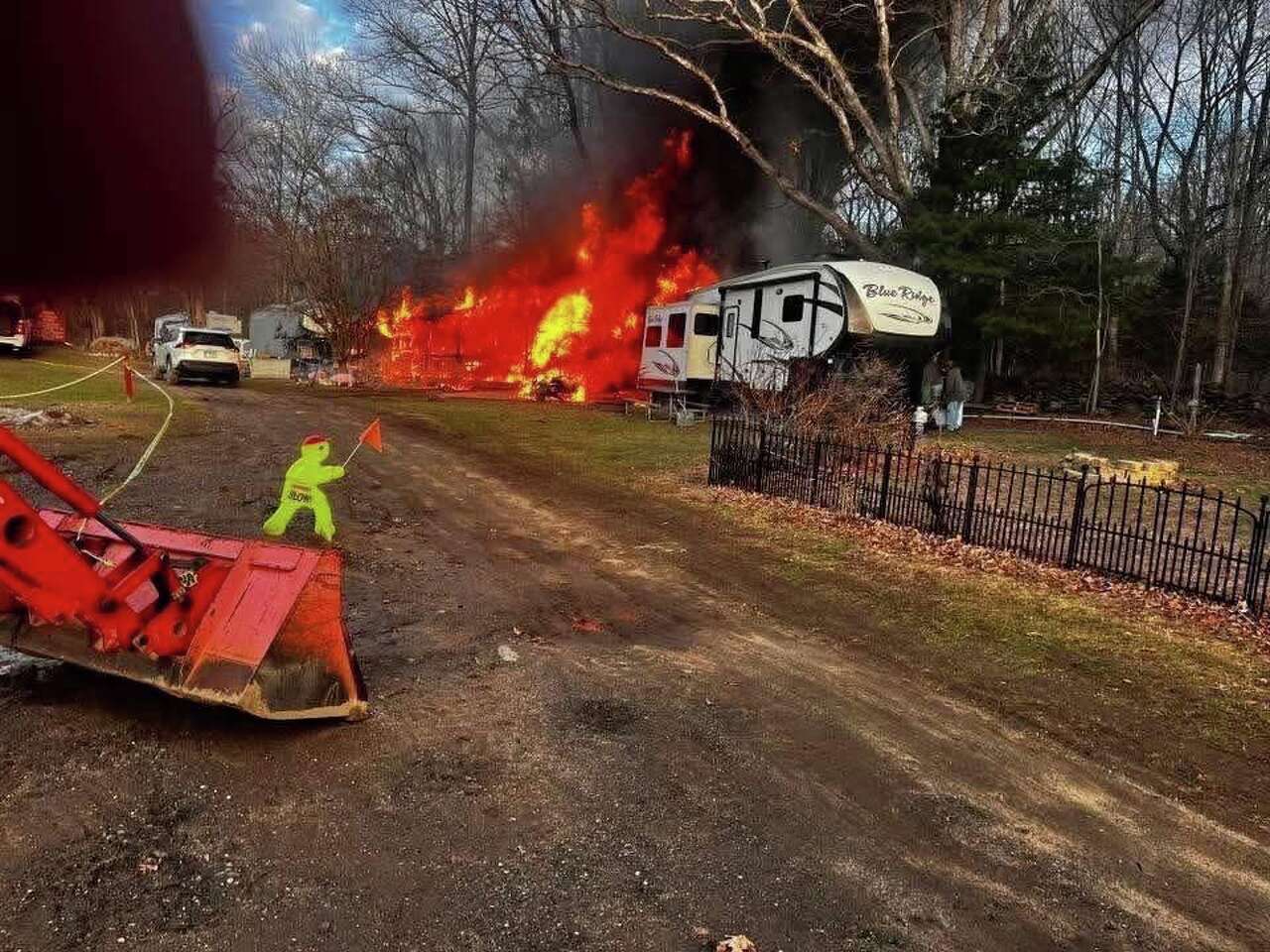 1 hospitalized after camper RVs caught fire at East Hampton campground ...