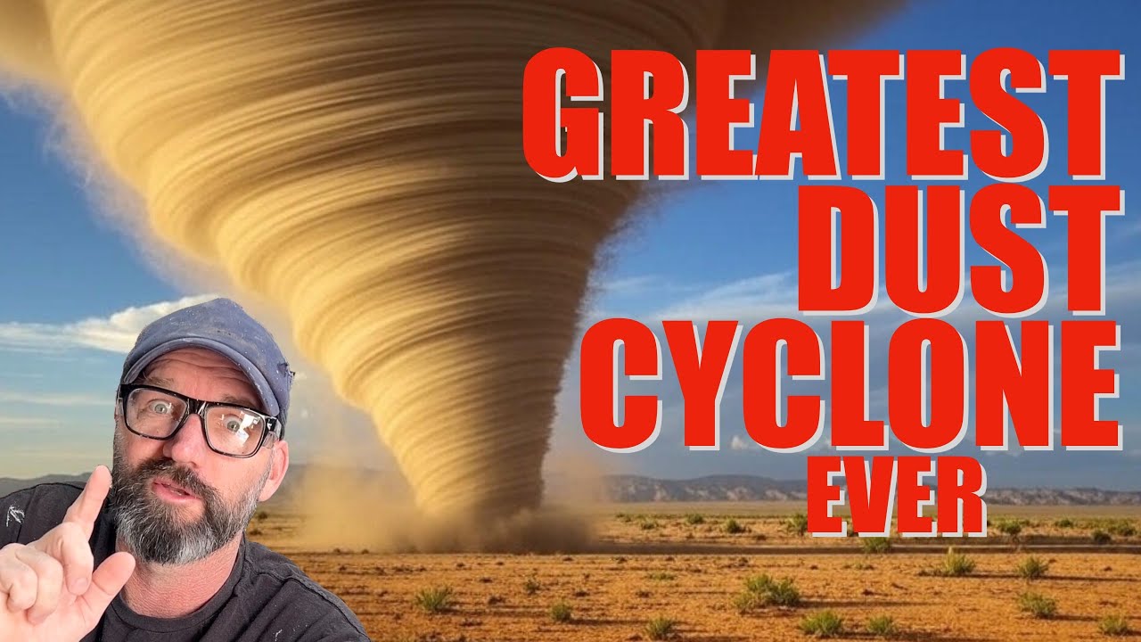 Dust cyclone in action!