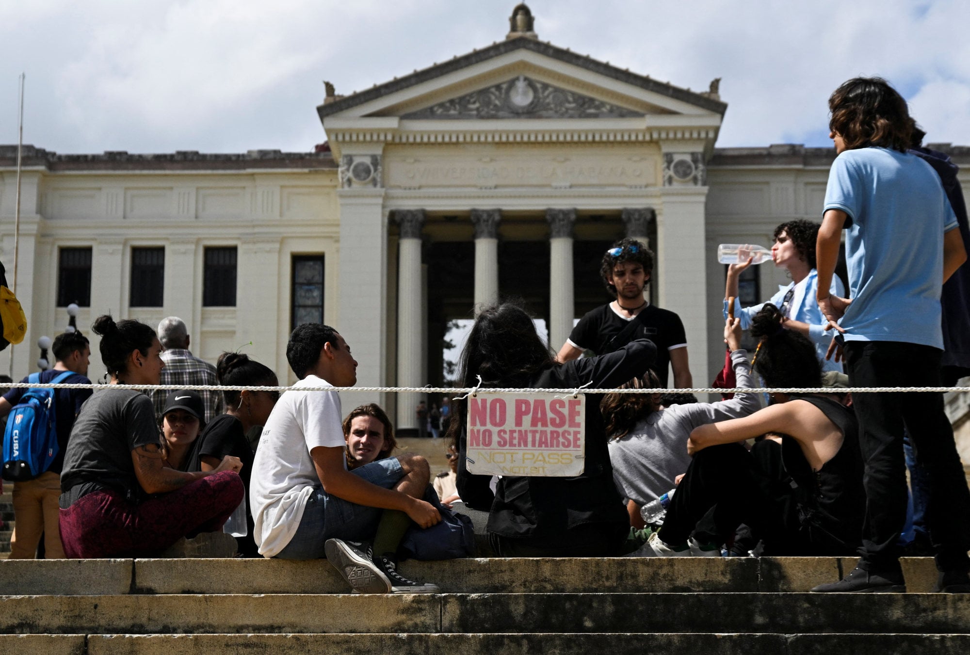 Protesters in Cuba attack Communist Party office amid blackout fury
