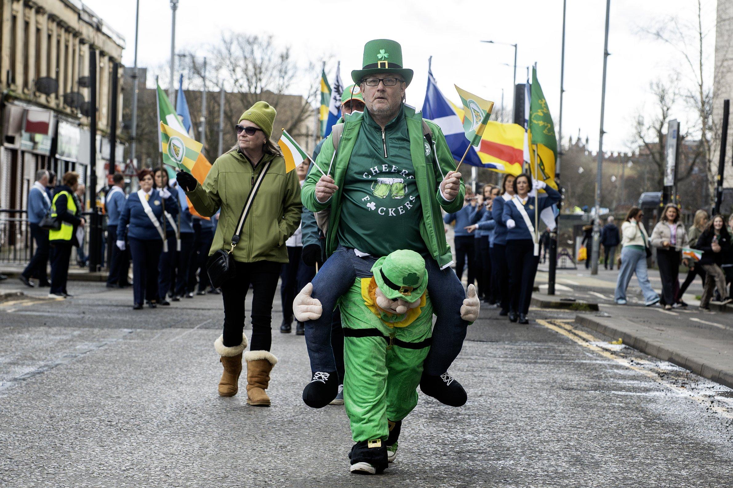In pictures: St Patrick's Day parade held in Glasgow city centre
