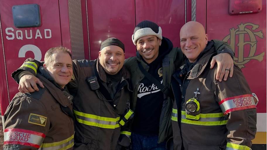 Charlie Barnett returns to Chicago Fire set sparking rumors of Peter ...