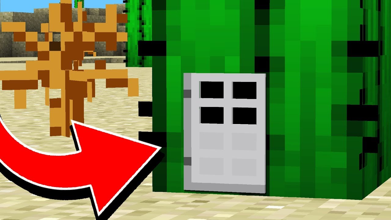 How to build and live inside a giant cactus in Minecraft