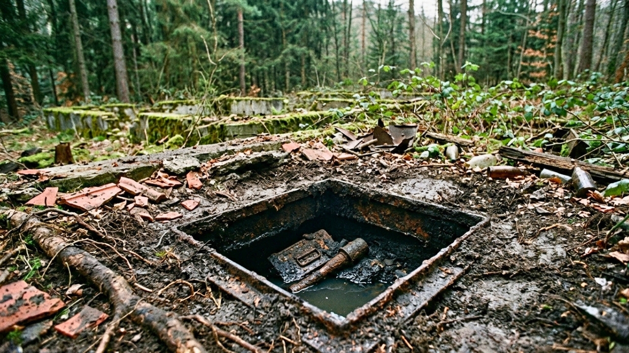 Watch a former WW2 barracks reveal a buried hatch, an ammo dump, and ...