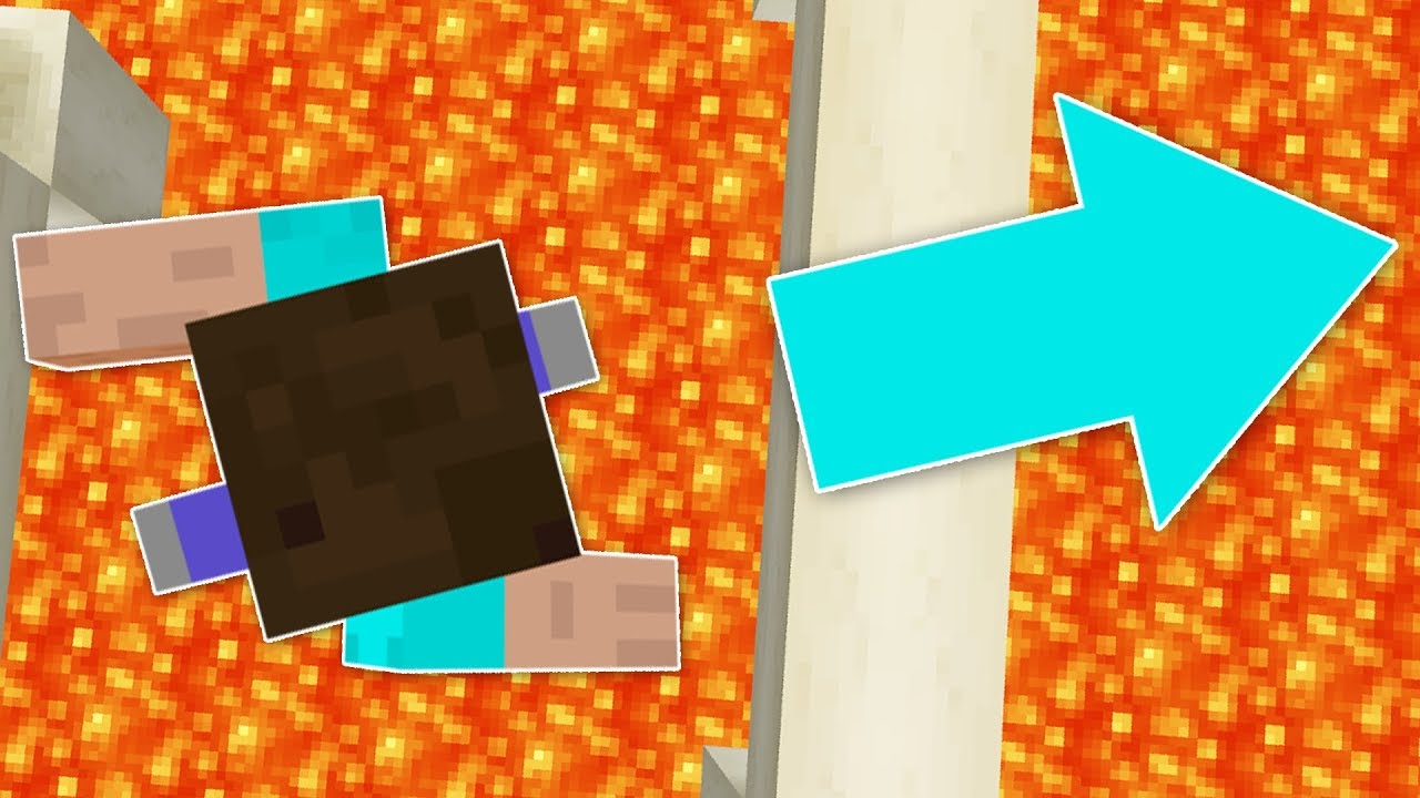 The floor is lava in Minecraft