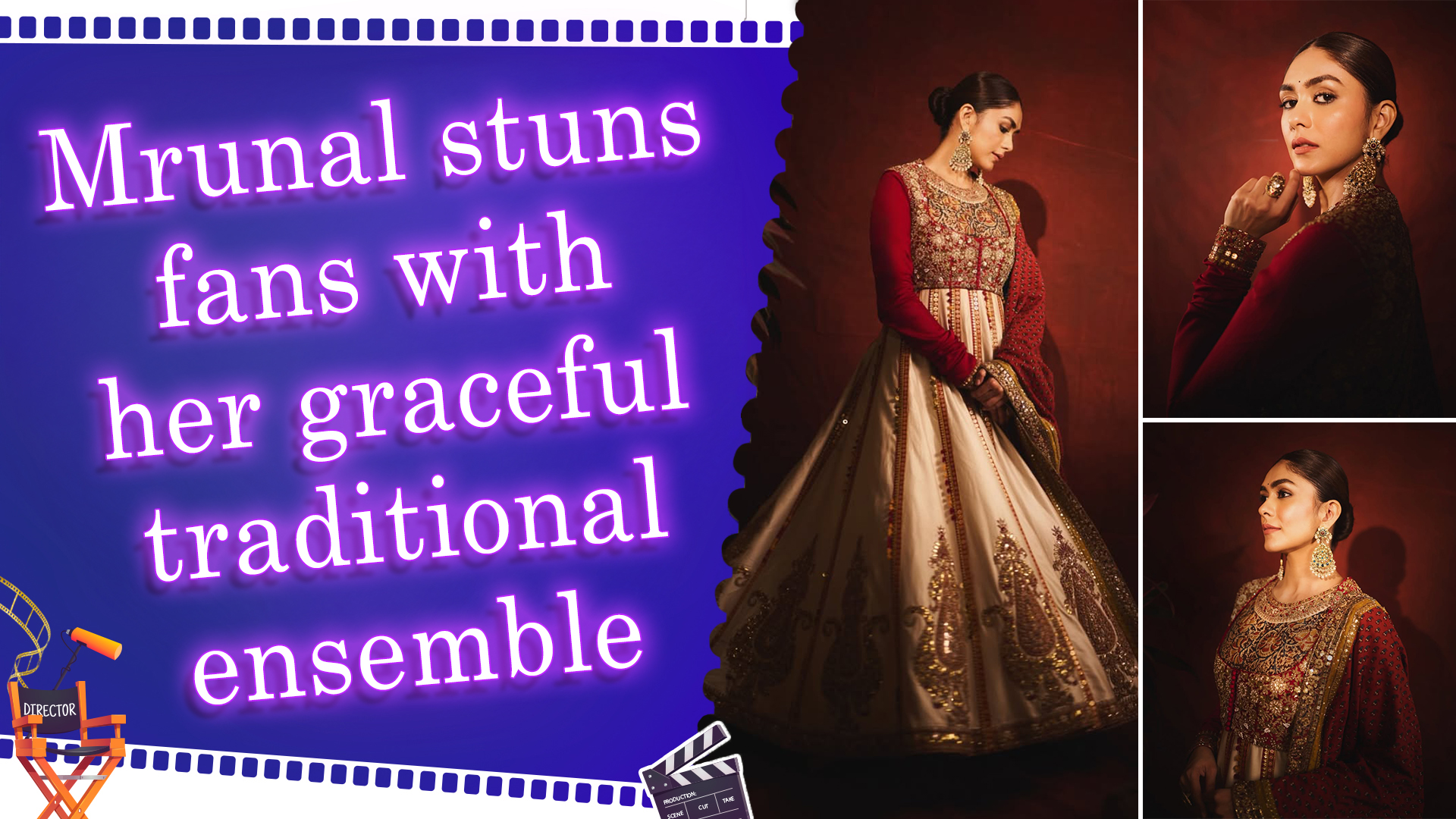 Mrunal Thakur shares glimpse of her traditional look, showcasing ...
