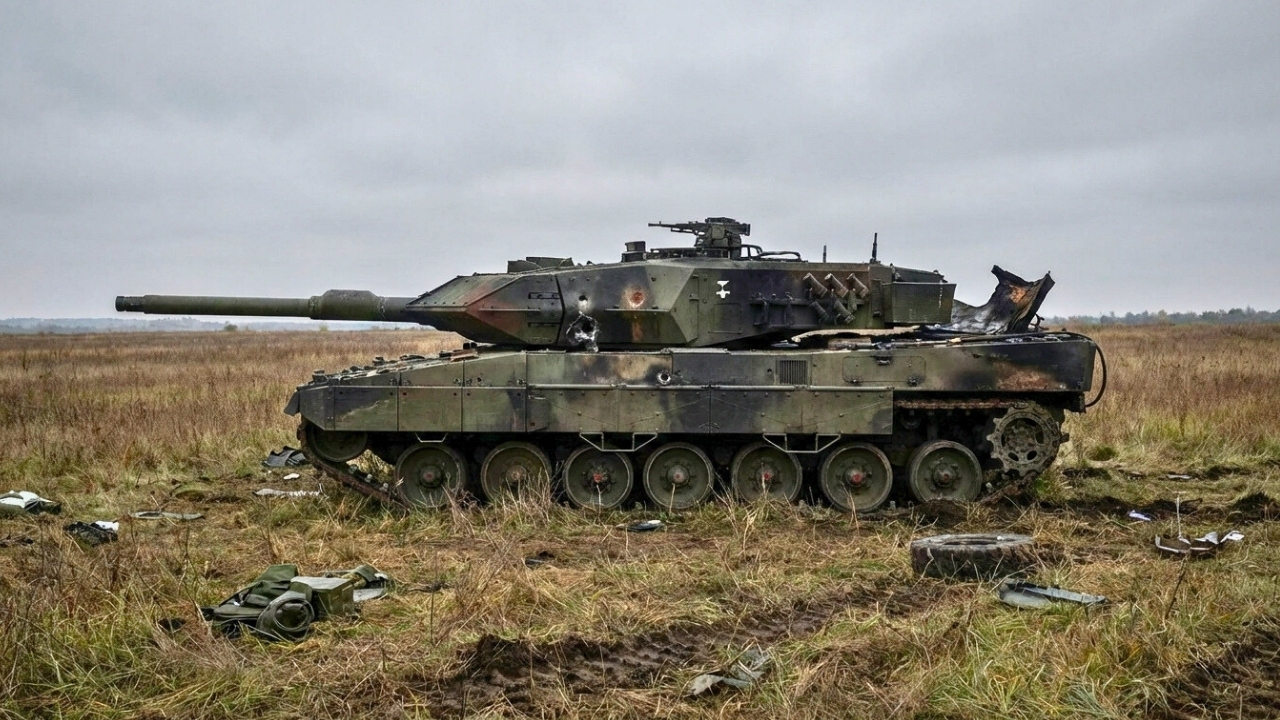 Another Leopard 2A6 tank confirmed lost in Ukraine