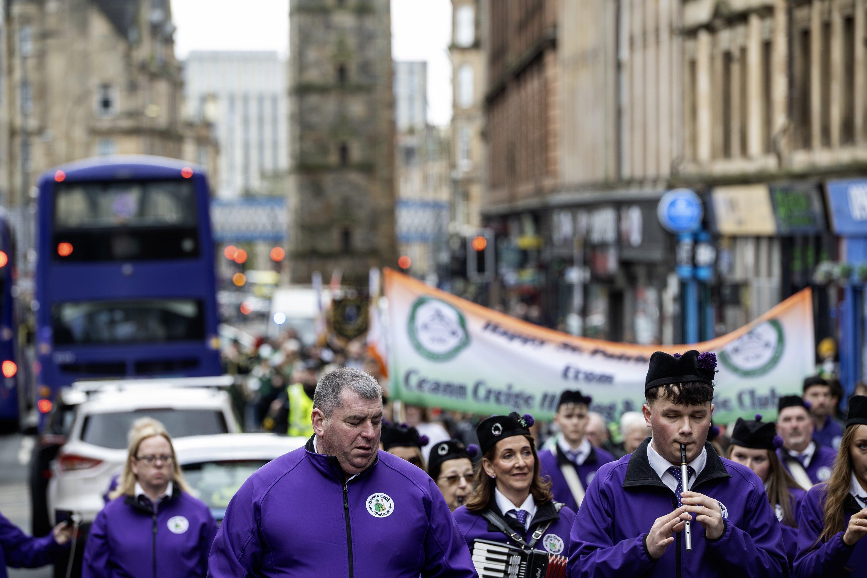 In pictures: St Patrick's Day parade held in Glasgow city centre