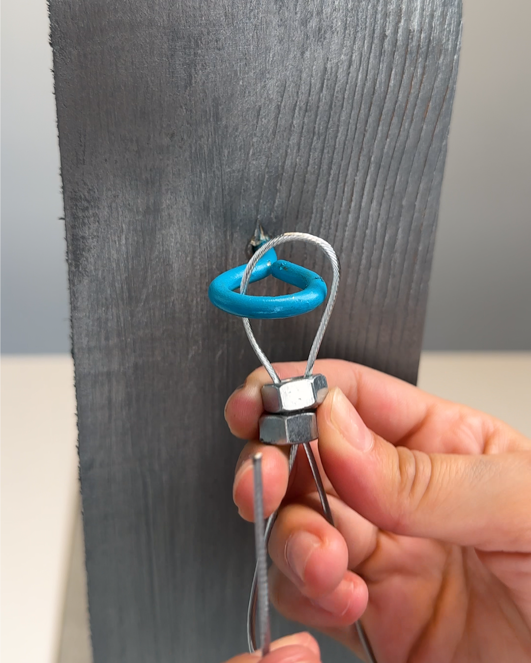 Simple wire rope lock💯