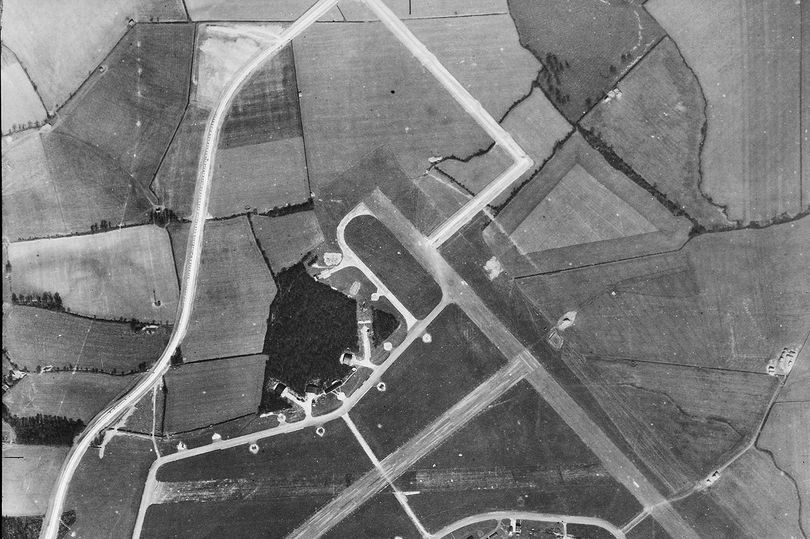 The old RAF base that now hosts an annual vintage music festival