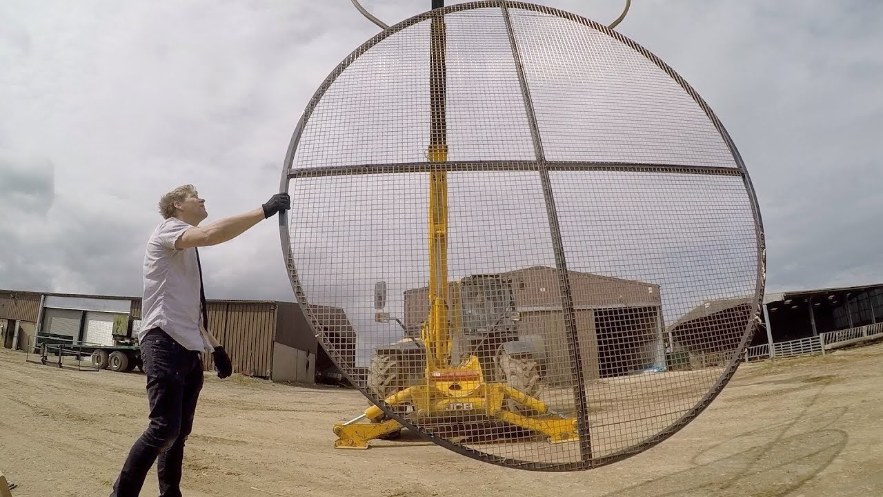 Making a giant pendulum to set off fireworks!