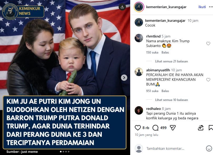 Profil Barron Trump, anak Donald Trump yang hartanya tembus Rp 2,48 T ...