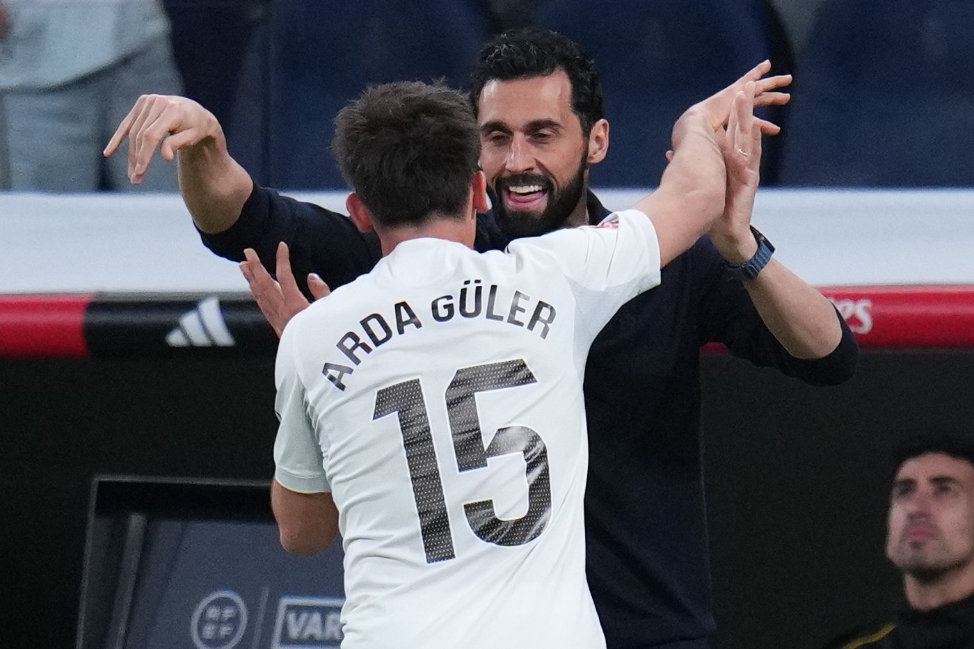 Long strike: Arda Güler scores with lobbed shot from inside Real Madrid ...