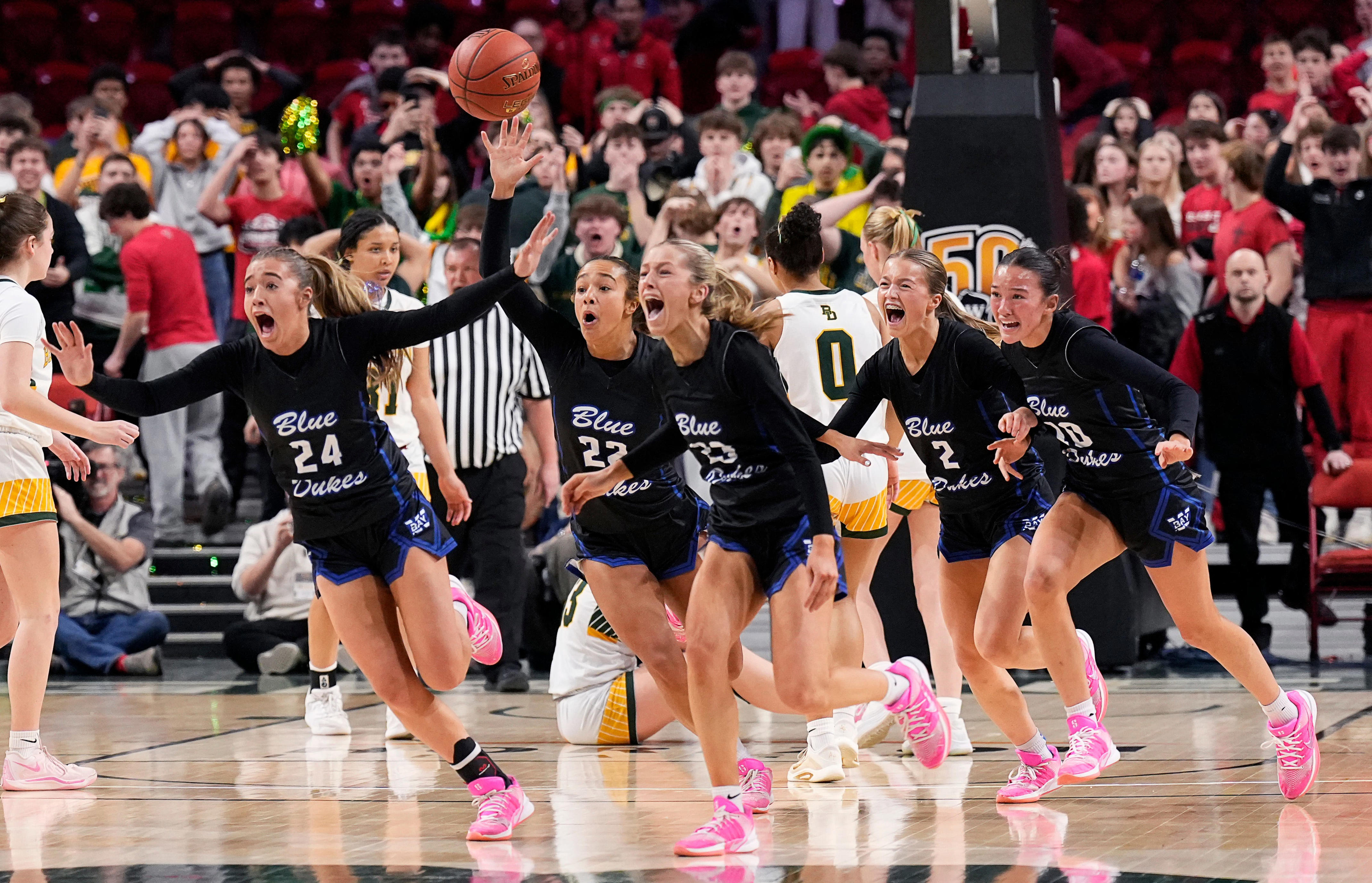 Whitefish Bay holds off Beaver Dam for first WIAA girls basketball title