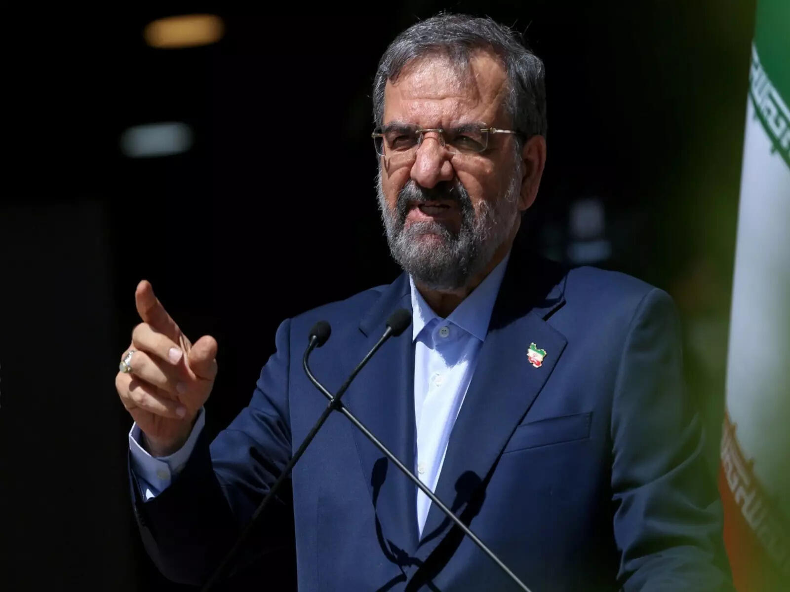 Iran state media cites ex-IRGC official Mohsen Rezaee, says Strait of ...