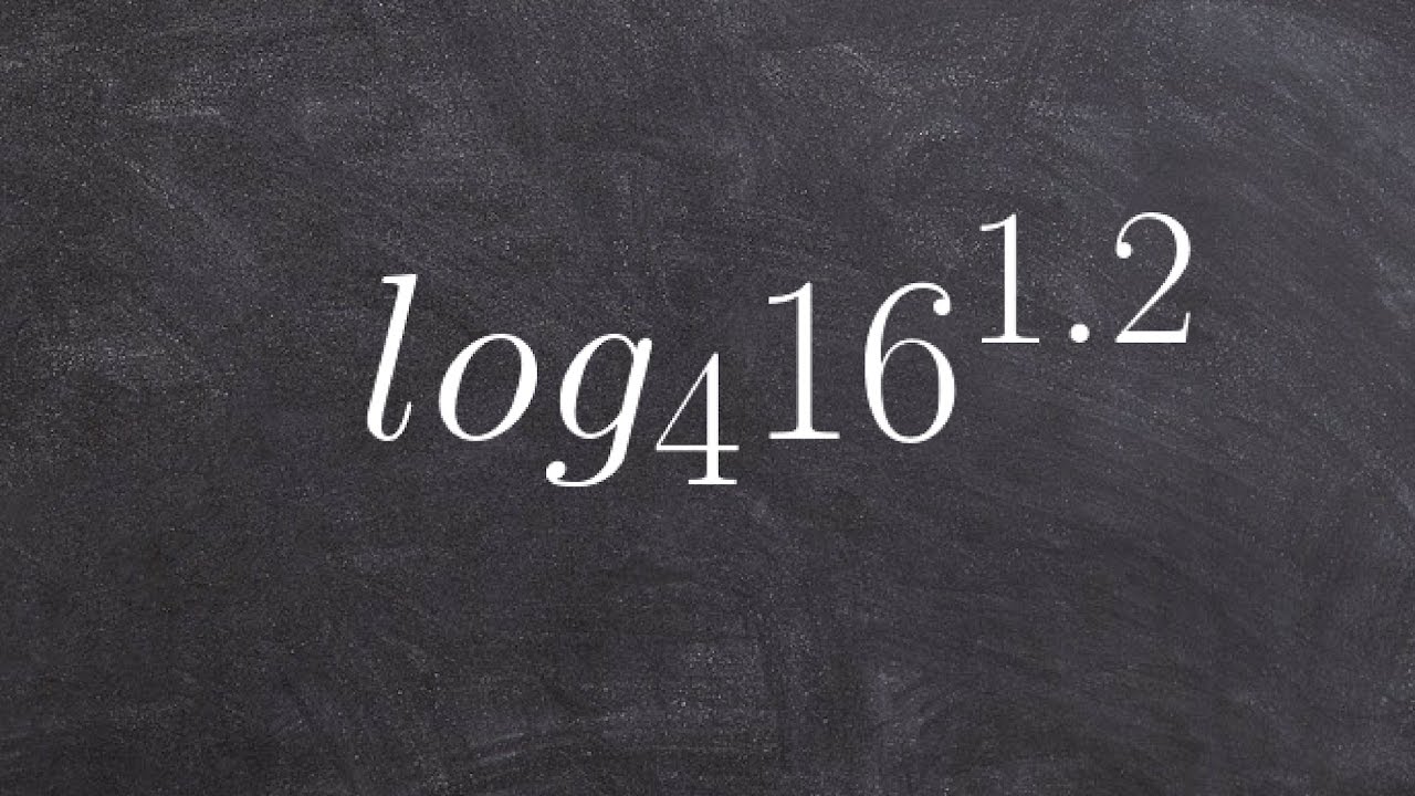 Pre-calculus - evaluating a logarithm without a calculator