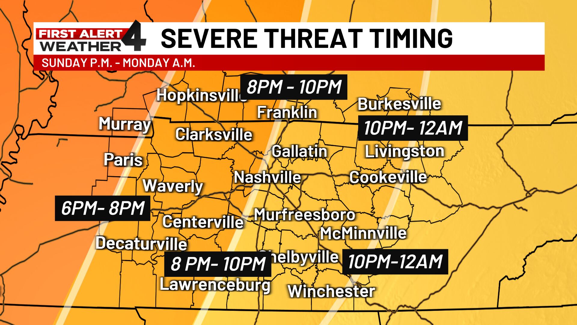 Severe storms bring powerful winds, tornado warnings across Middle ...