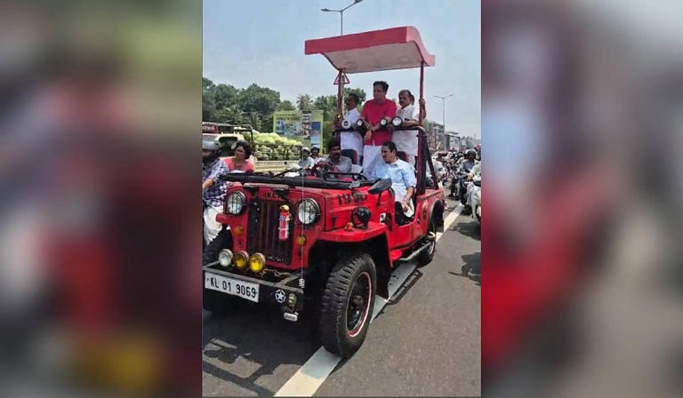 Row over registration of vehicle used by Kerala Public Works Minister ...
