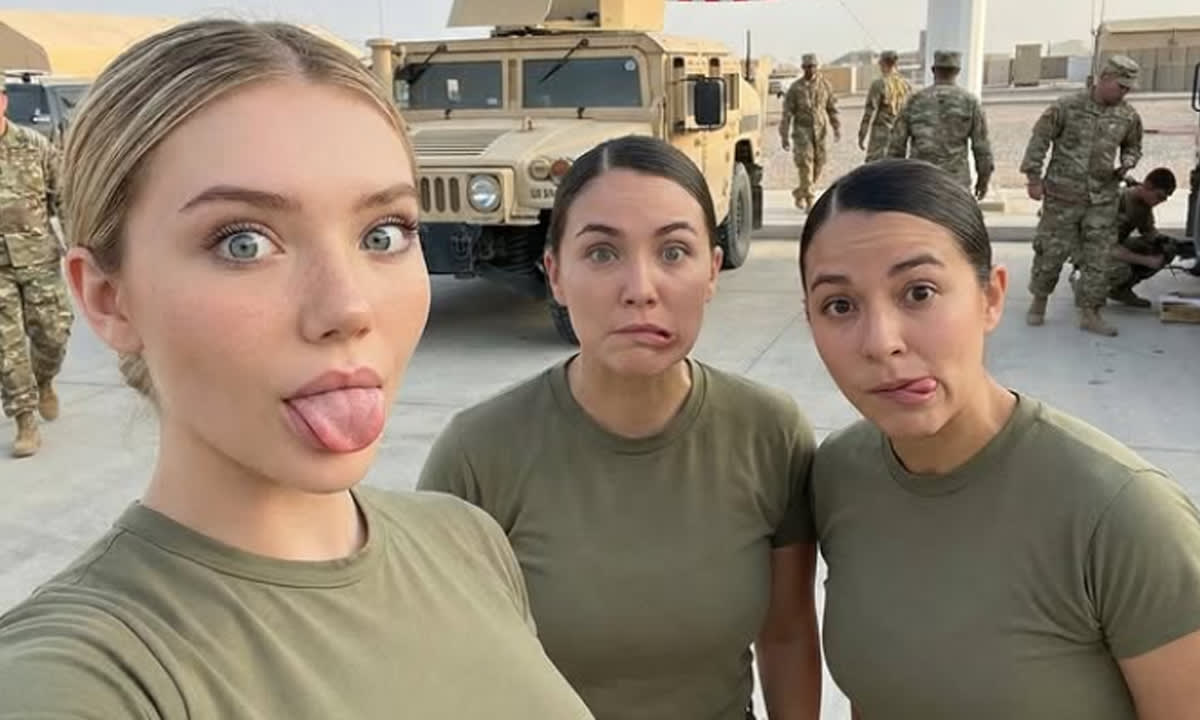10 photos of Jessica Foster: AI MAGA military officer lures 1 million ...