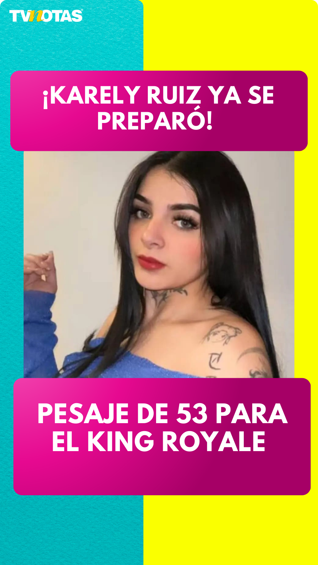 Karely Ruiz da el peso para King Royale: 53 kilos lista para la pelea