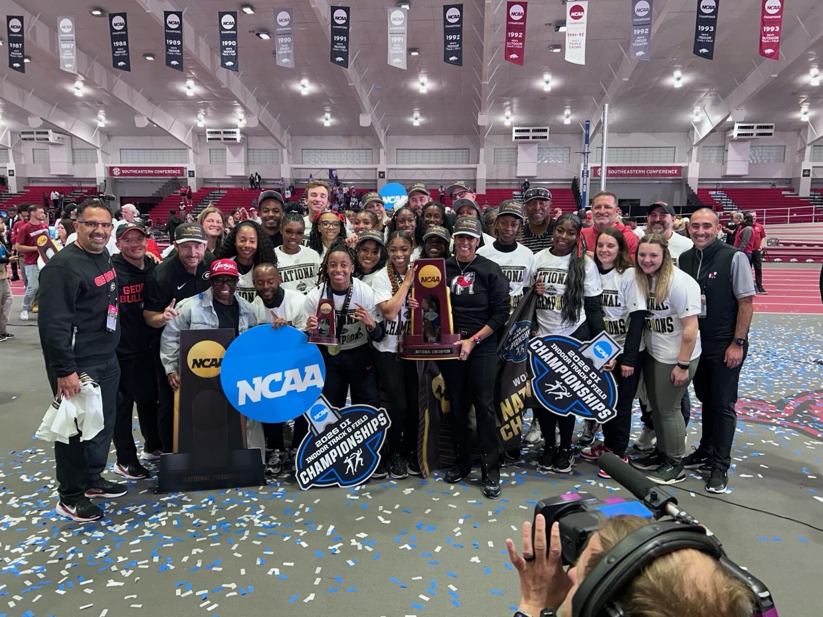 Georgia women’s track and field wins the indoor national championship
