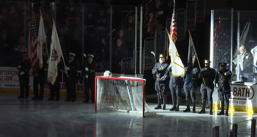Providence Bruins honor Pawtucket first responders after deadly shooting
