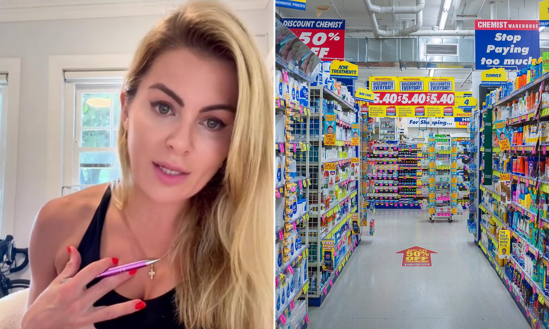 Jessica was took supplements for her health... that's when she claims ...