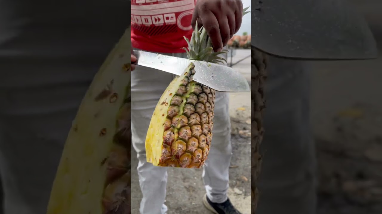 I found the best pineapple chow in Trinidad! 🇹🇹