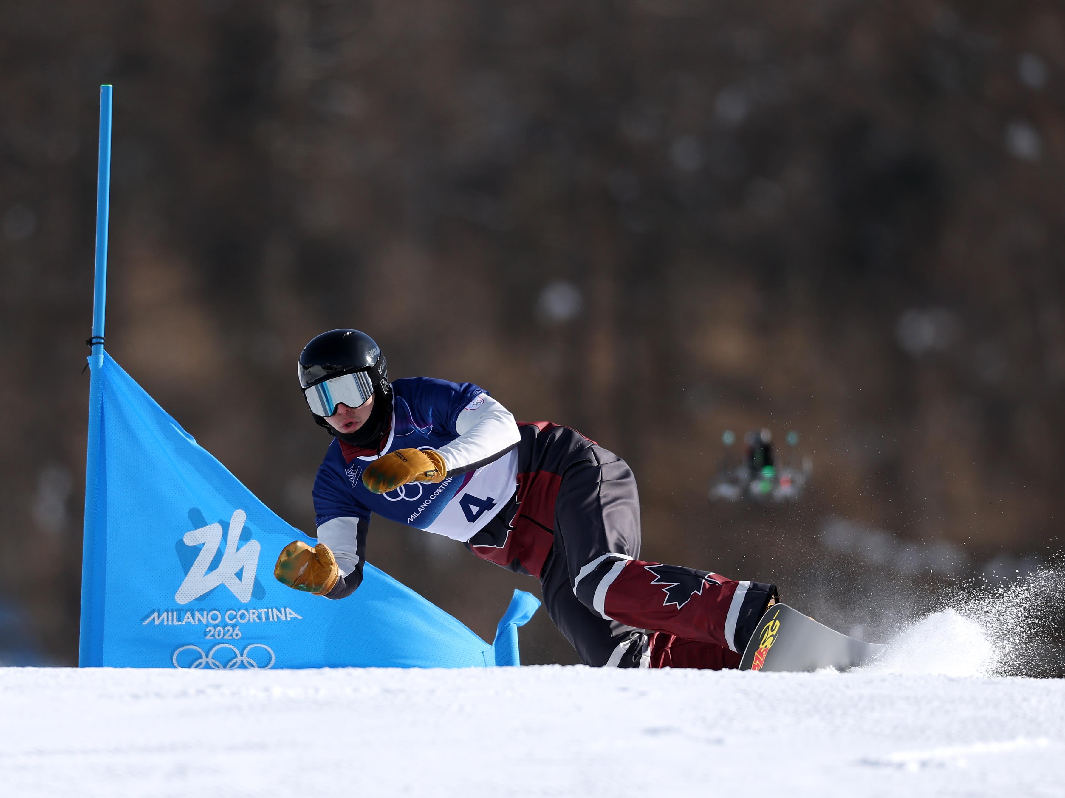 Arnaud Gaudet monte sur le podium à Val Saint-Côme