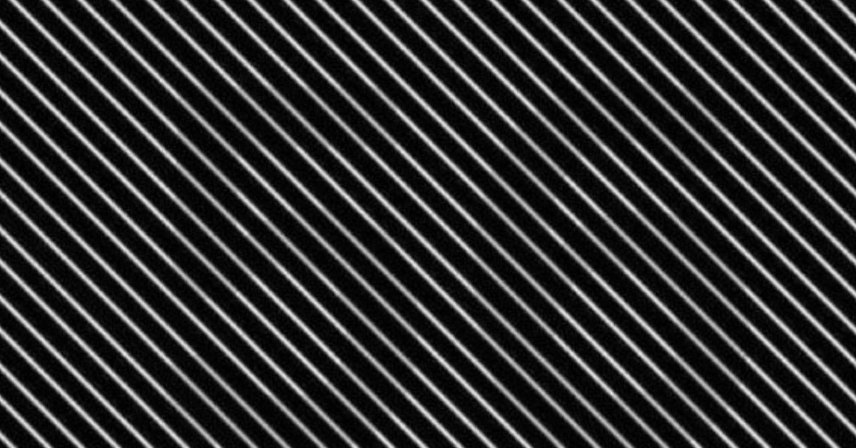 This line pattern optical illusion hides a number – can you see it?