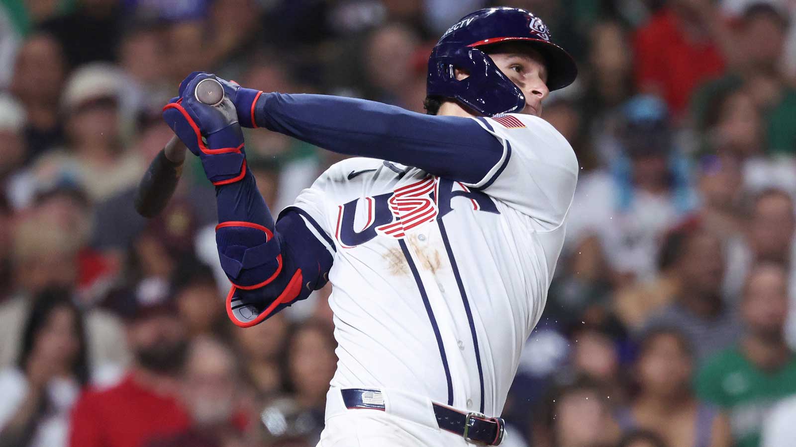 Jarren Duran shouts out Roman Anthony’s WBC home run during USA-Mexico game