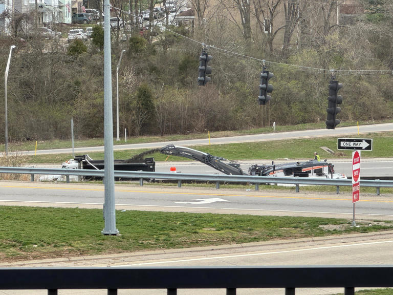 No damage to overpass after massive I-471 fire. What we know