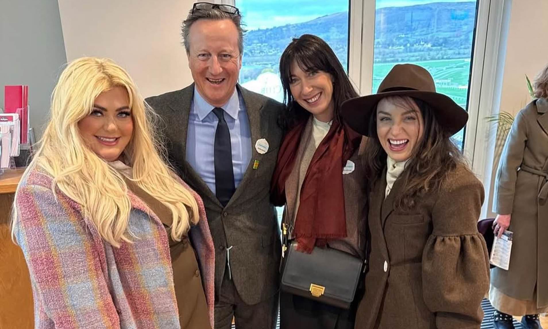 Gemma Collins is asked for a photo by unlikely fan and former Prime ...