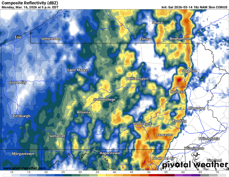 Severe storms likely Monday in parts of Pennsylvania: Forecast & timing