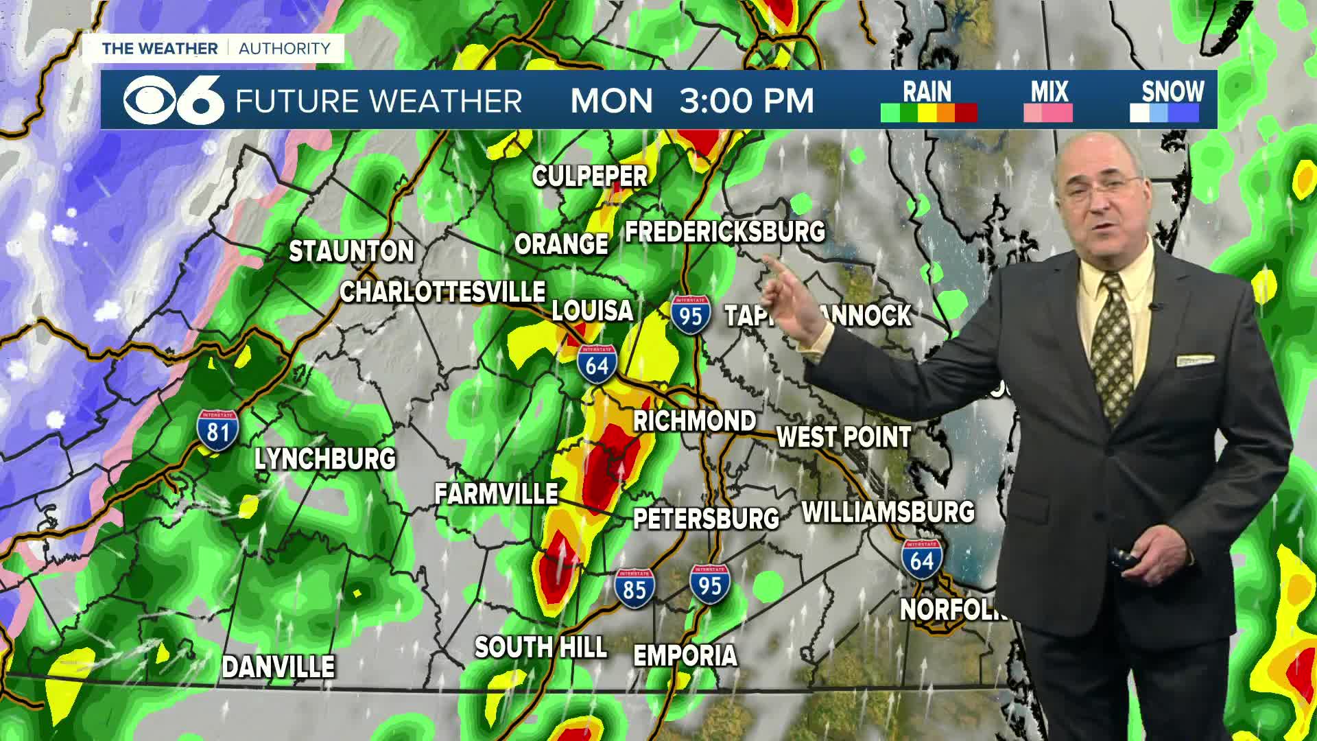 Level 3 out of 5 risk for severe weather Monday: 'Take this seriously'