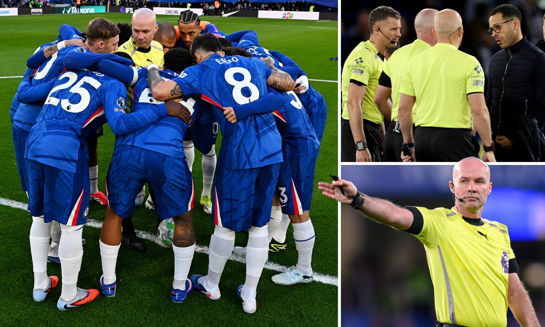 Liam Rosenior hits out at referee after he invaded Chelsea's pre-match ...