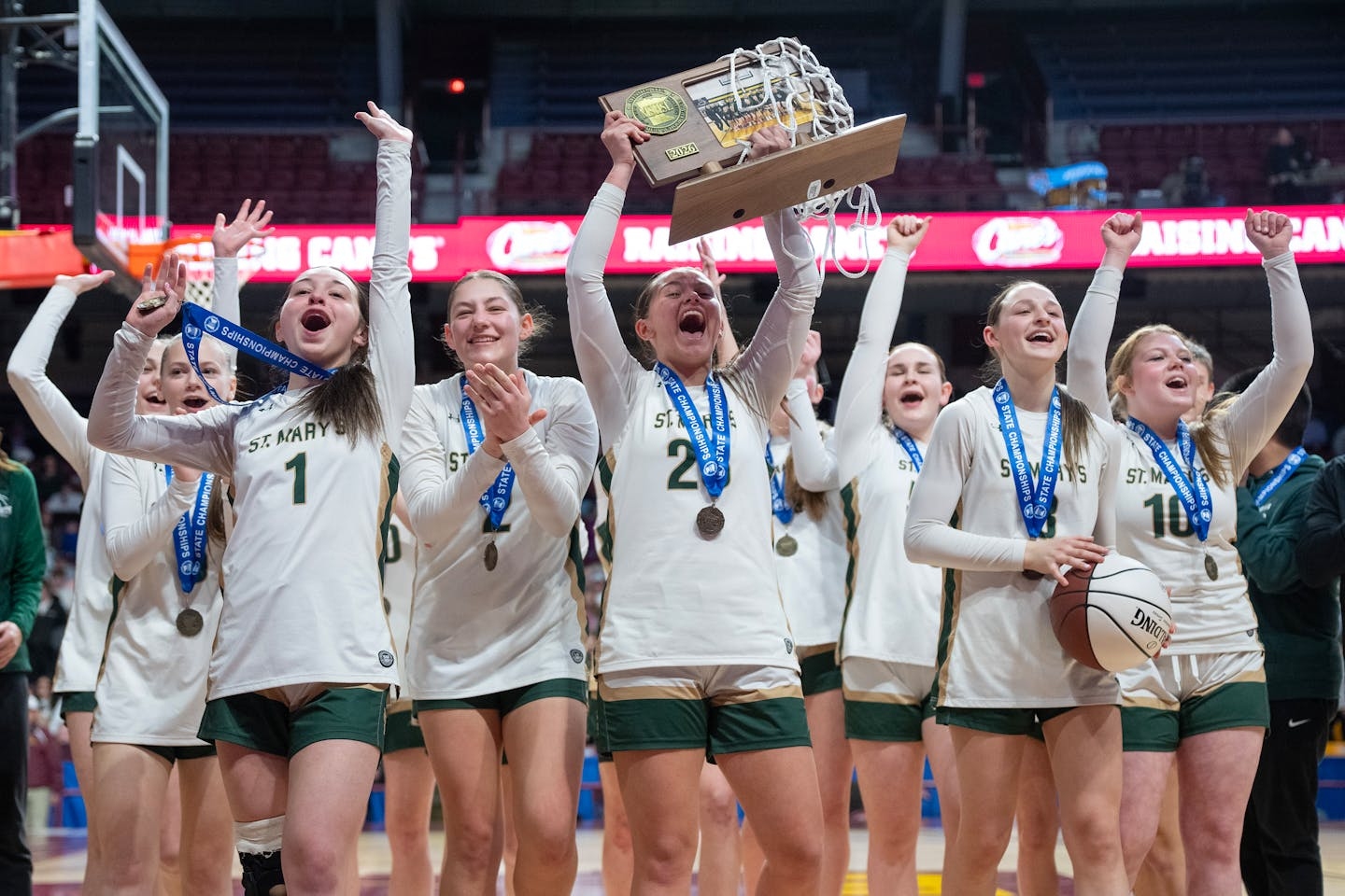 Sleepy Eye St. Mary’s wins its first Class 1A girls basketball title