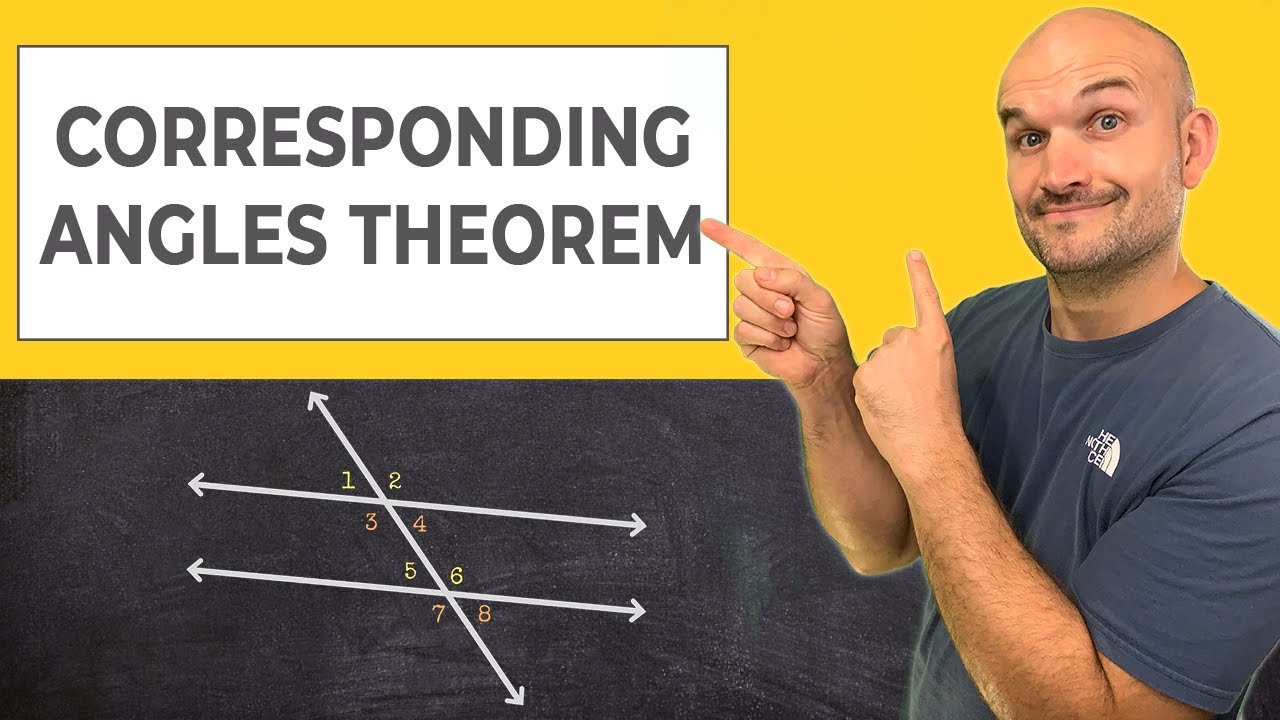 Corresponding angles theorem with parallel lines