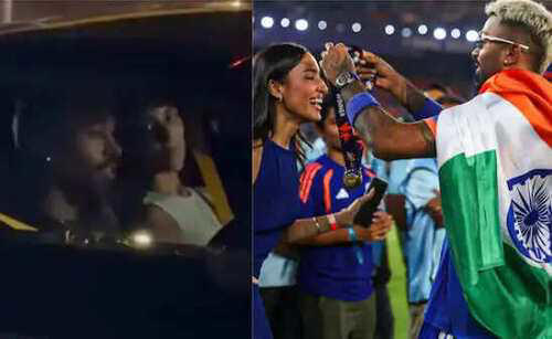 Hardik Pandya celebrates T20 World Cup win with new Ferrari