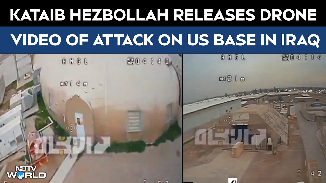 Kataib Hezbollah releases drone video of attack on US military base in ...