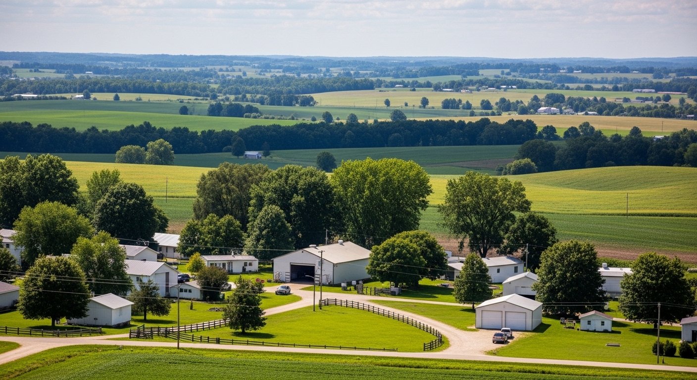 Which US states have the most Amish people?