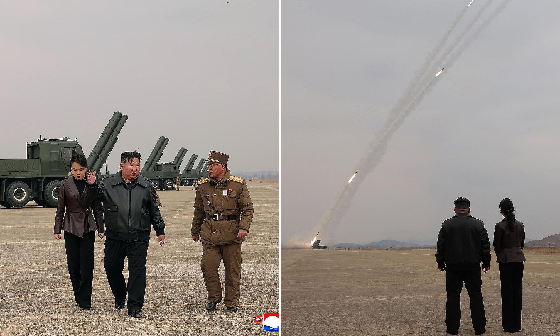 Kim Jong Un is joined by his heir-apparent teenage daughter for ...