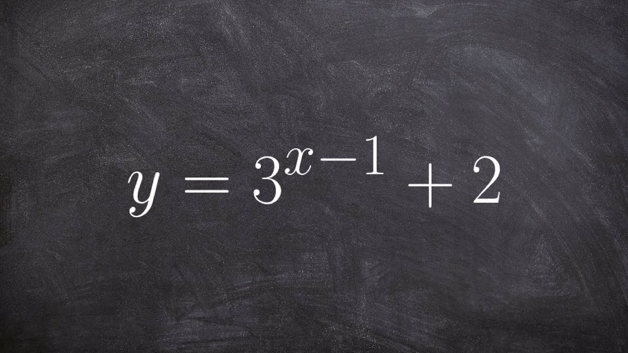 How to graph an exponential equation with a table of values