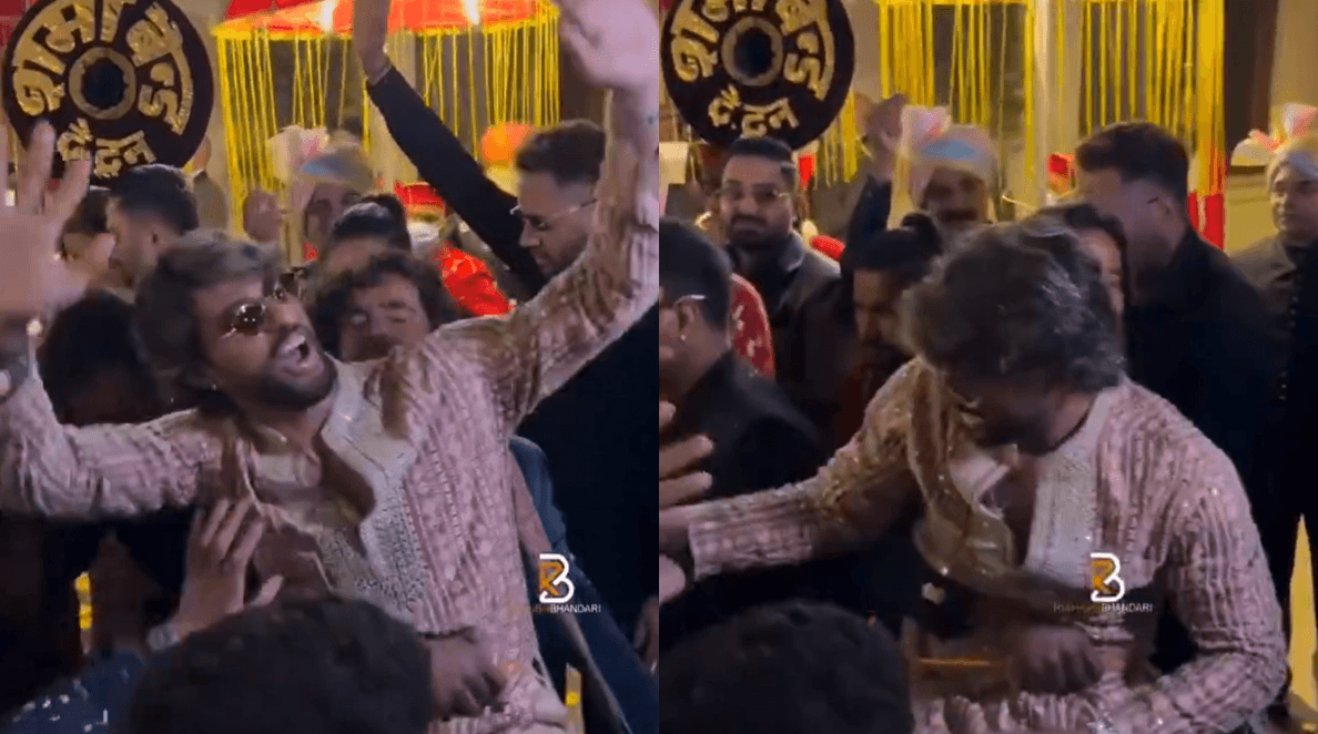 Watch: Tilak Varma dances sitting on the dhol, as Kuldeep Yadav ties ...